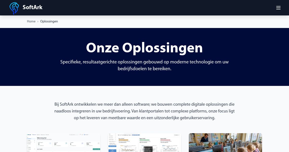 Oplossingen | SoftArk | SoftArk