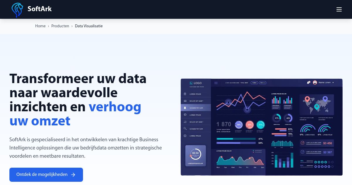 Data Visualisatie & Business Intelligence | SoftArk | SoftArk